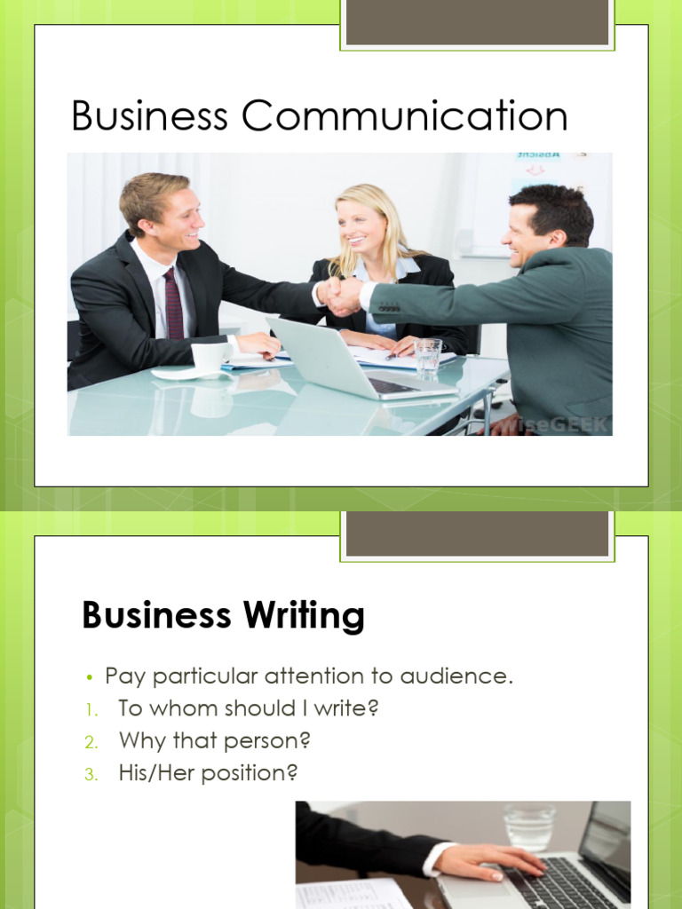 Business Writing | PDF | Human Communication