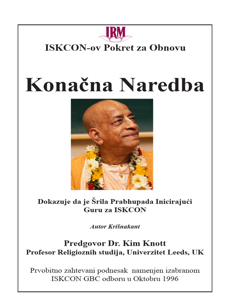 Konacna_Naredba | PDF | Bhakti Movement | Krishna