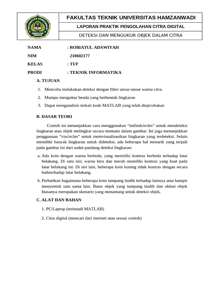 Tugas2 Robiatul Adawiyah 210602177 TIF | PDF