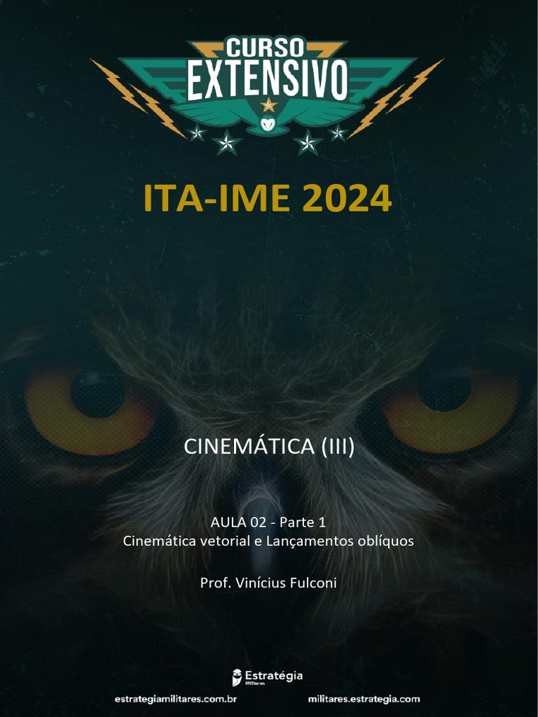 Aula 02 - Parte 1 - ITA-IME 2024 | PDF