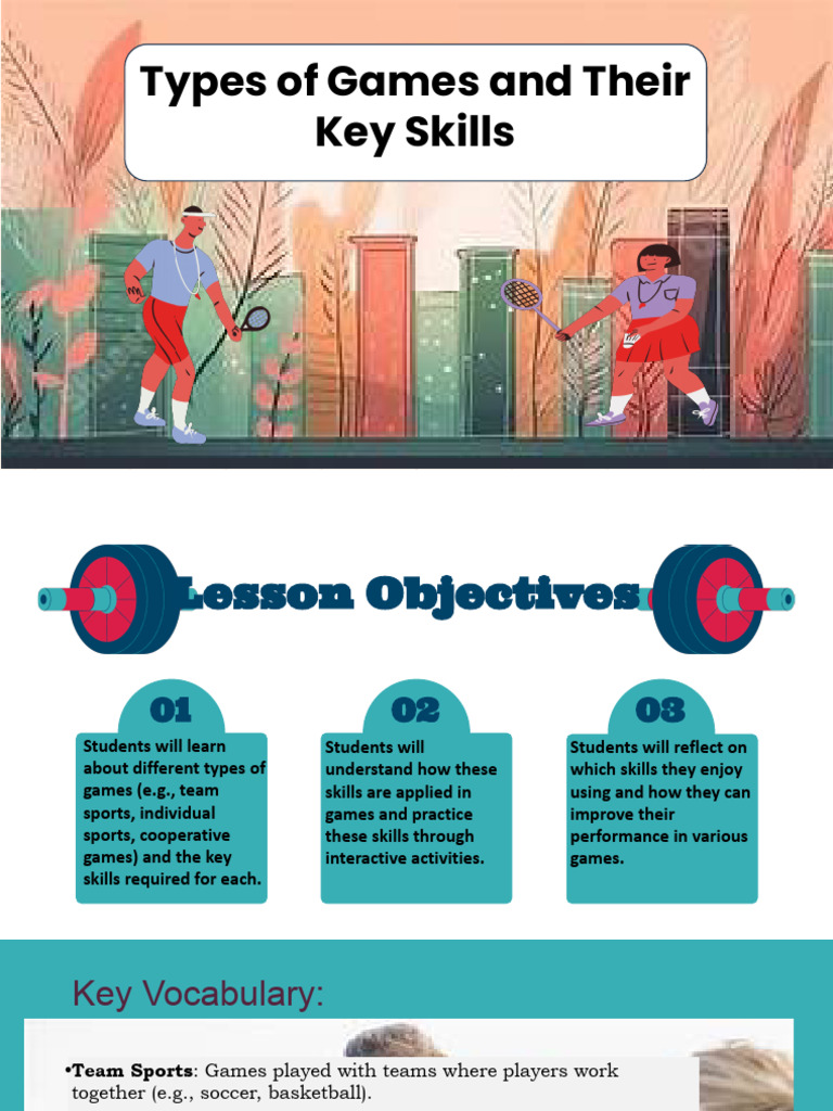 Grade 5 PE Lesson 3 Types of Games and Their Key Skills | PDF