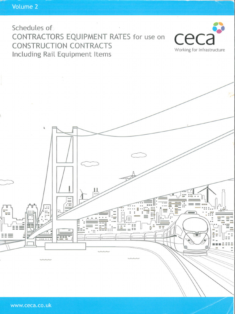 CECA Schedules of Contrators Equipment Rates June 2019 | PDF