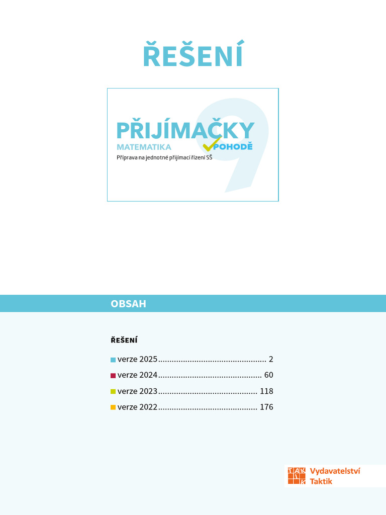 Prijimacky9 Mat2025 Reseni 26-6-2024 | PDF