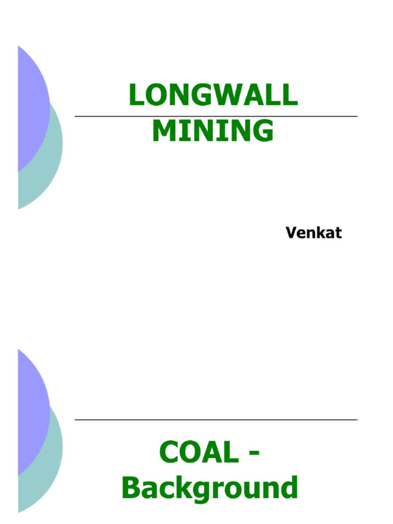 Longwall Mining 2 | PDF