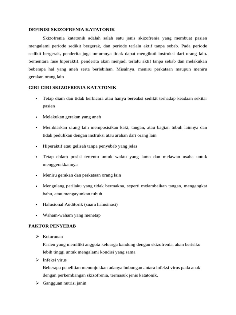 Materi Katatonik | PDF