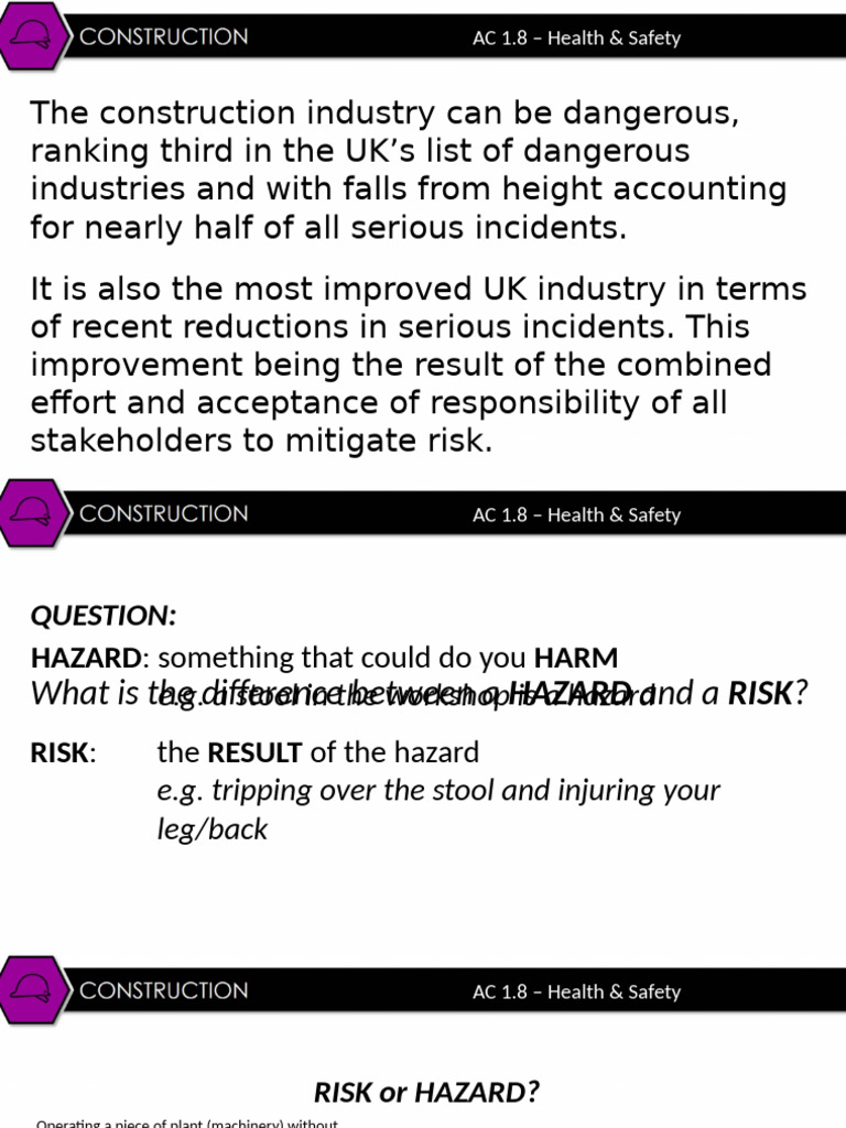 AC1.8 Health & Safety | PDF