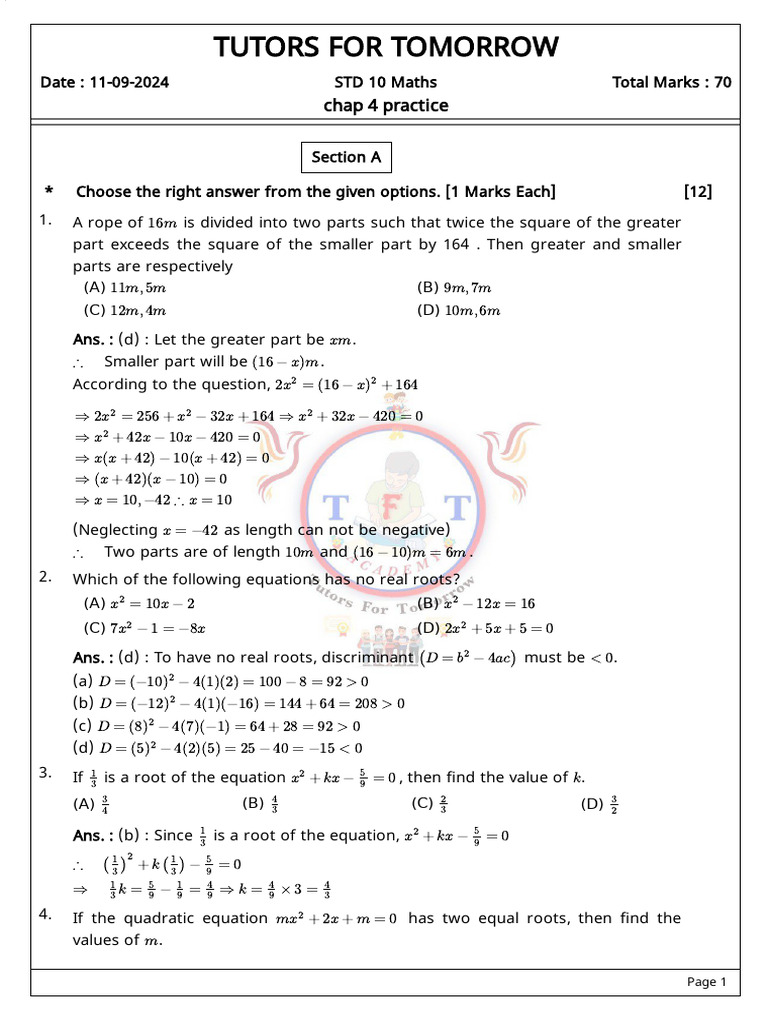 Chap 4 Practice - Solution | PDF