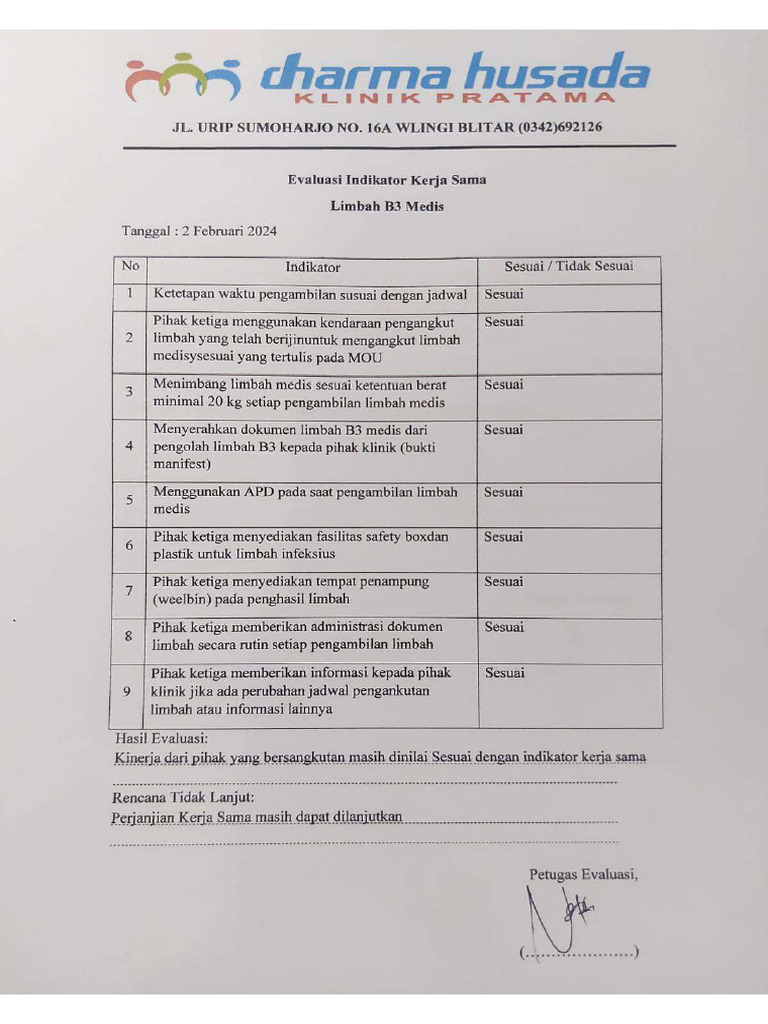 Ep 1.4.3 Monev & RTL Indikator Kerjasama | PDF