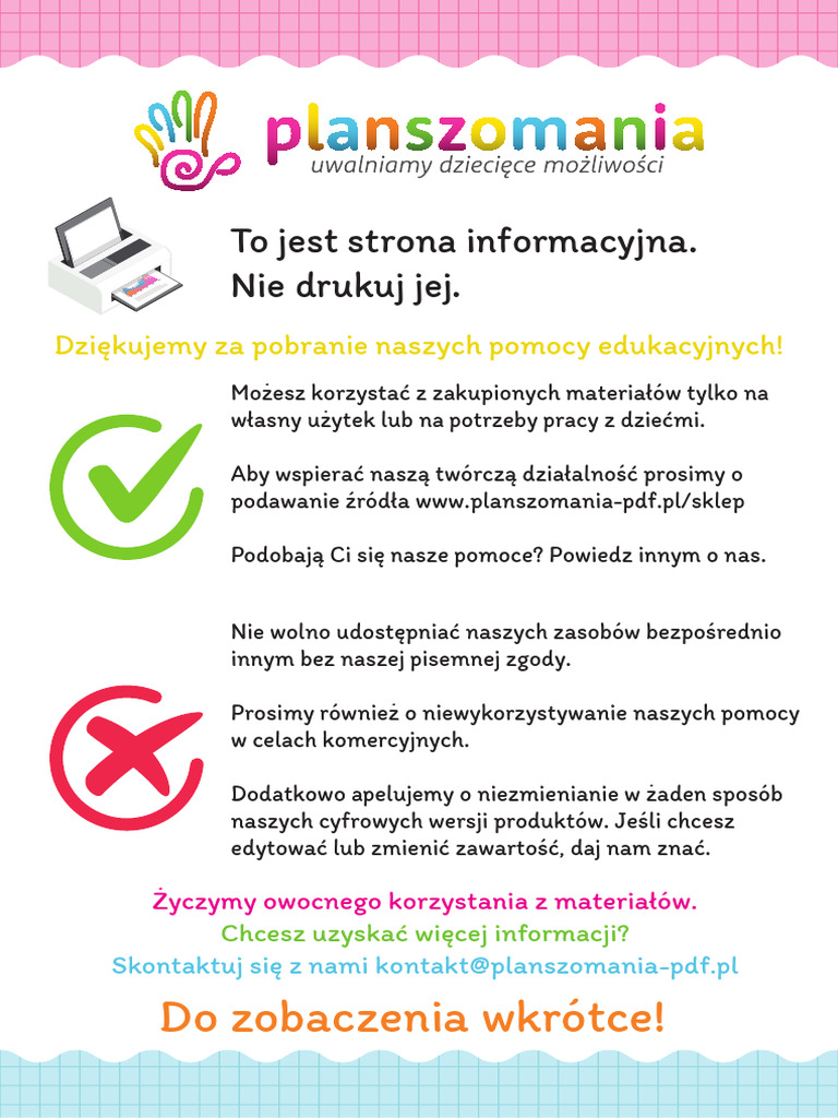 Jesien W Lesie Dekoracja Jesienna Kolorowy Szablon | PDF
