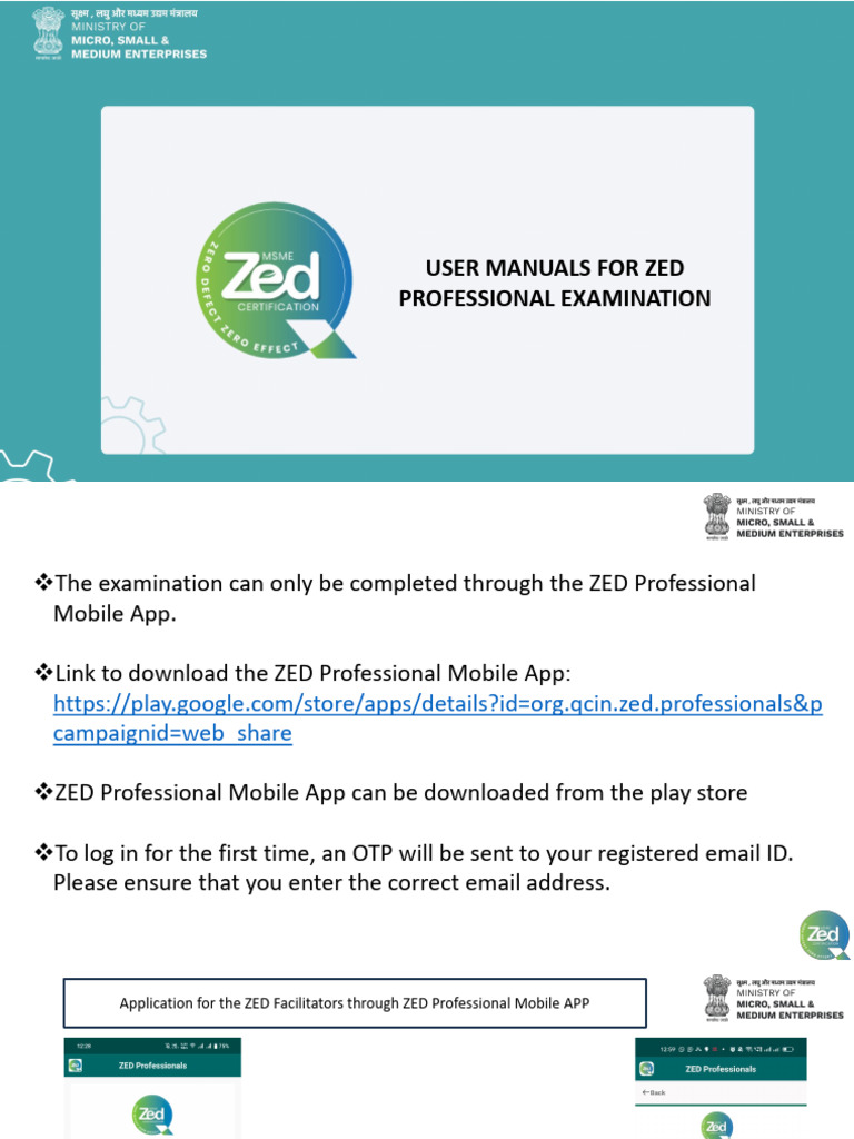 ZED Professional Examination V 1 | PDF