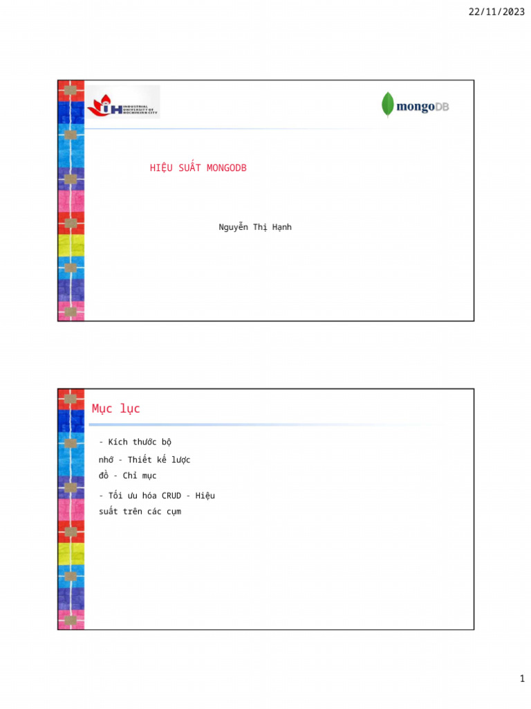 05 Chapter Performance MongoDB TV | PDF | Vietnam | Southeast Asia