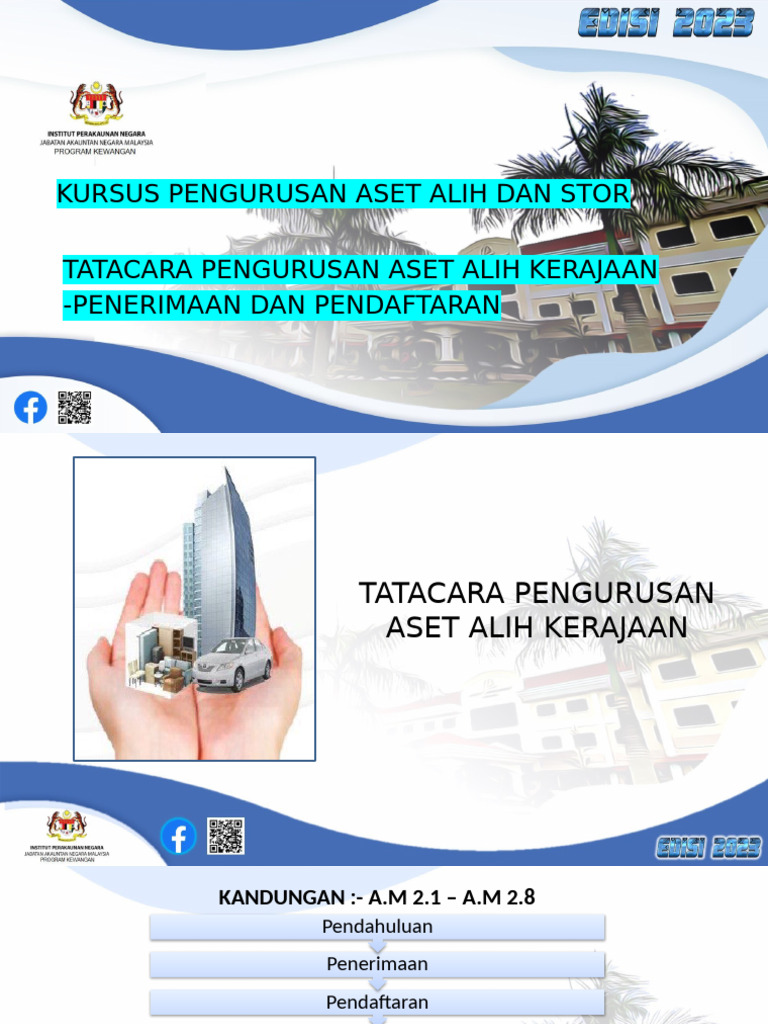 Sesi 2 Tatacara Pengurusan Aset Alih Kerajaan - Penerimaan - Pelabelan | PDF