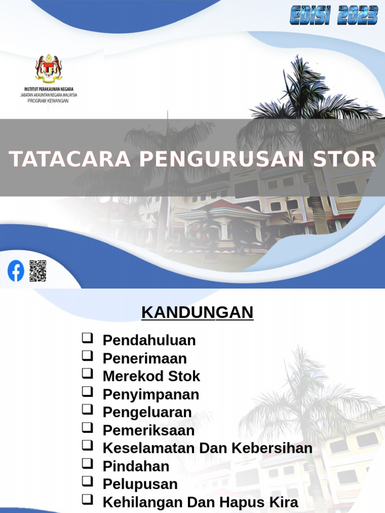 Sesi 5-Tatacara Pengurusan Stor Kerajaan | PDF