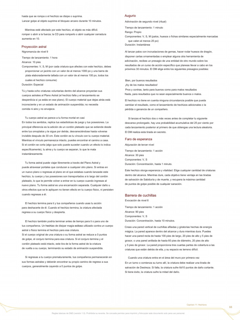 DND BasicRules 2018 ES-88-176 | PDF