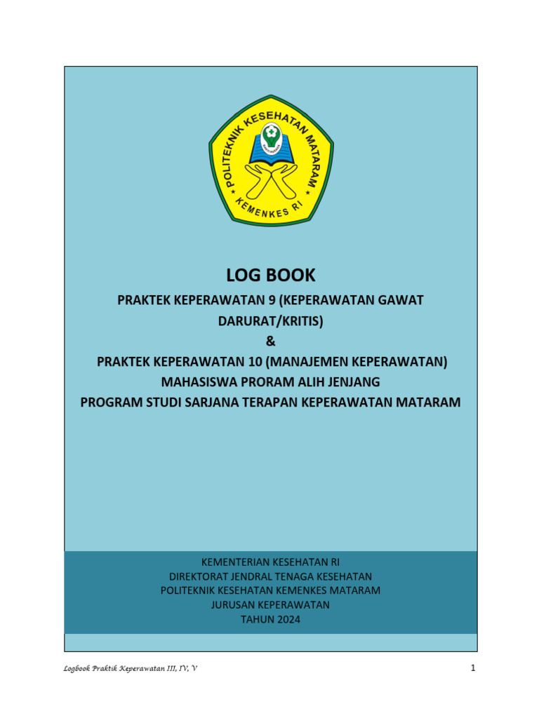 Logbook Sebagian | PDF