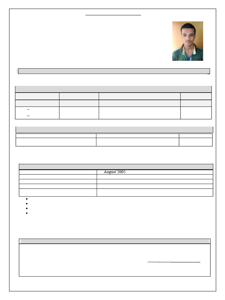 Sandip Paul's CV and Skills Overview | PDF