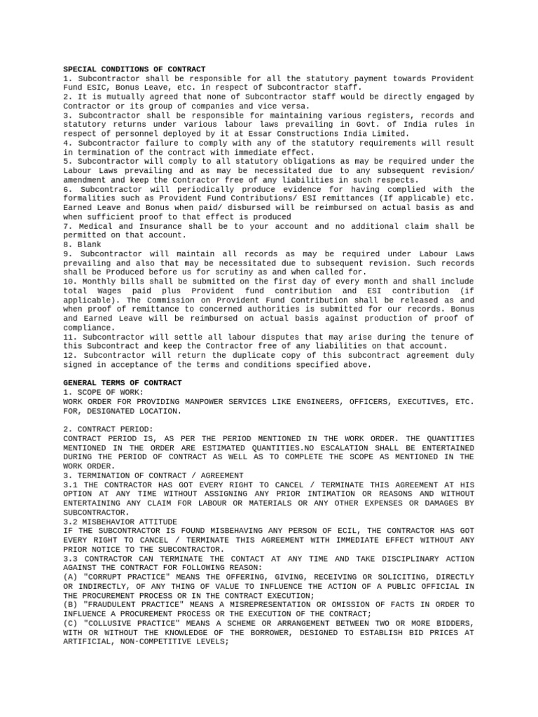 GCC - Professional Manpower | PDF