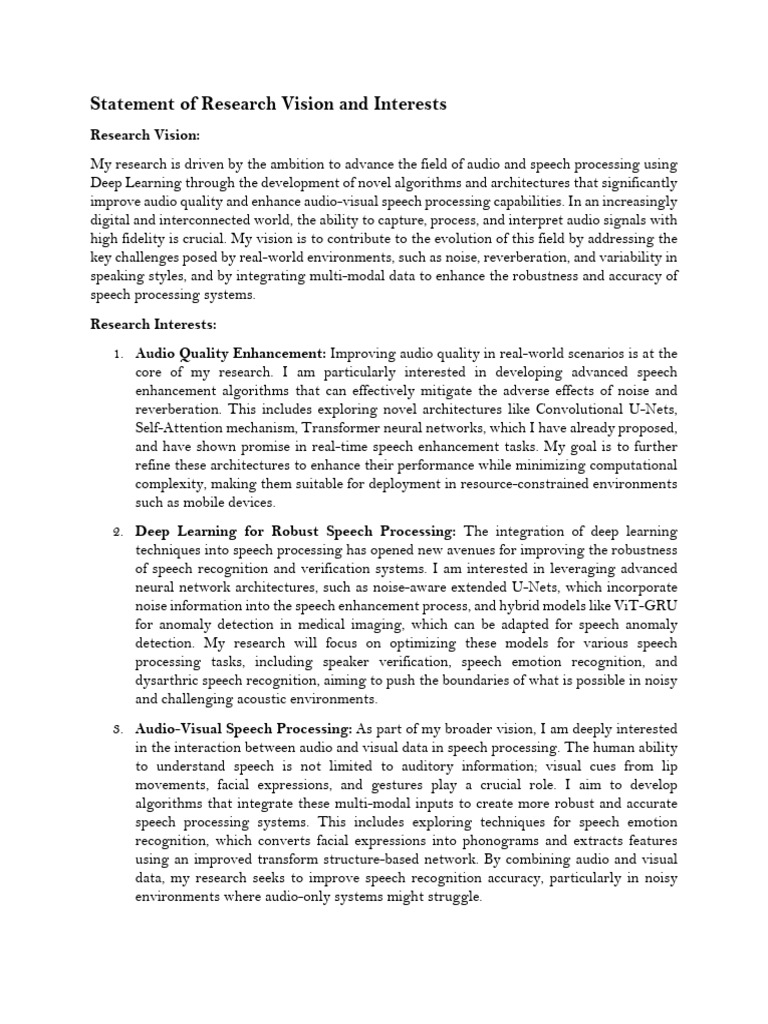 Research Statement | PDF