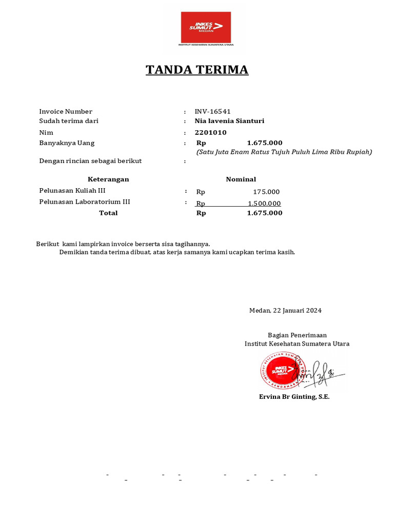 Nia Lavenia Sianturi | PDF