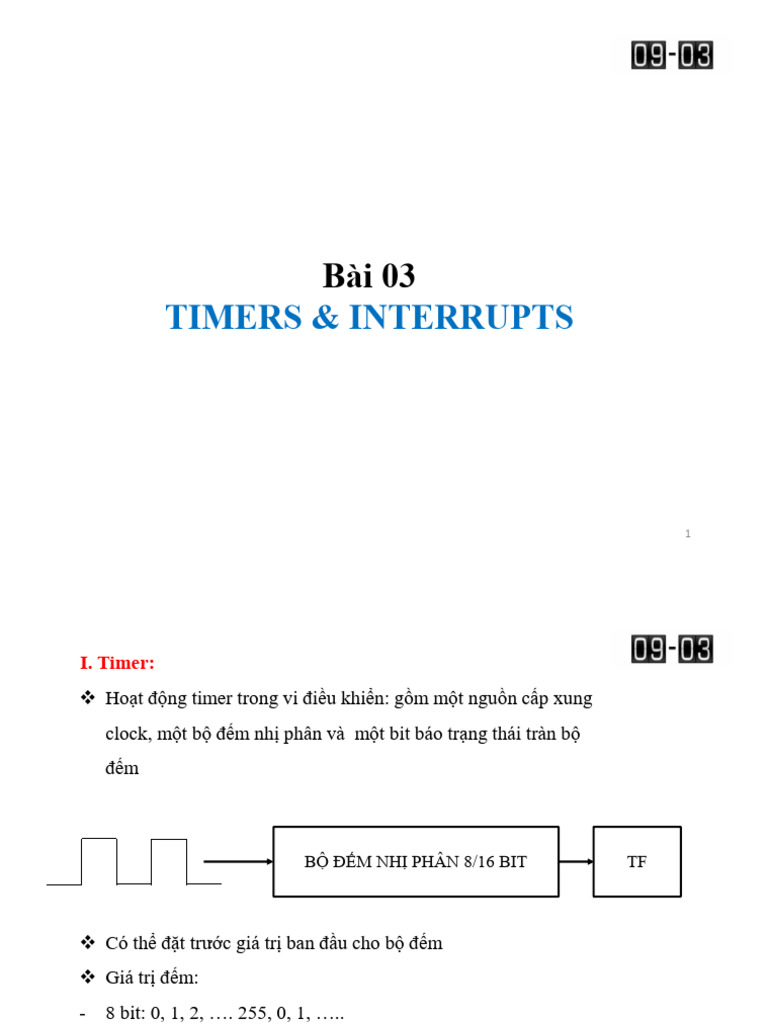 VDK03 Timer-Interrupts (ThangTV) | PDF
