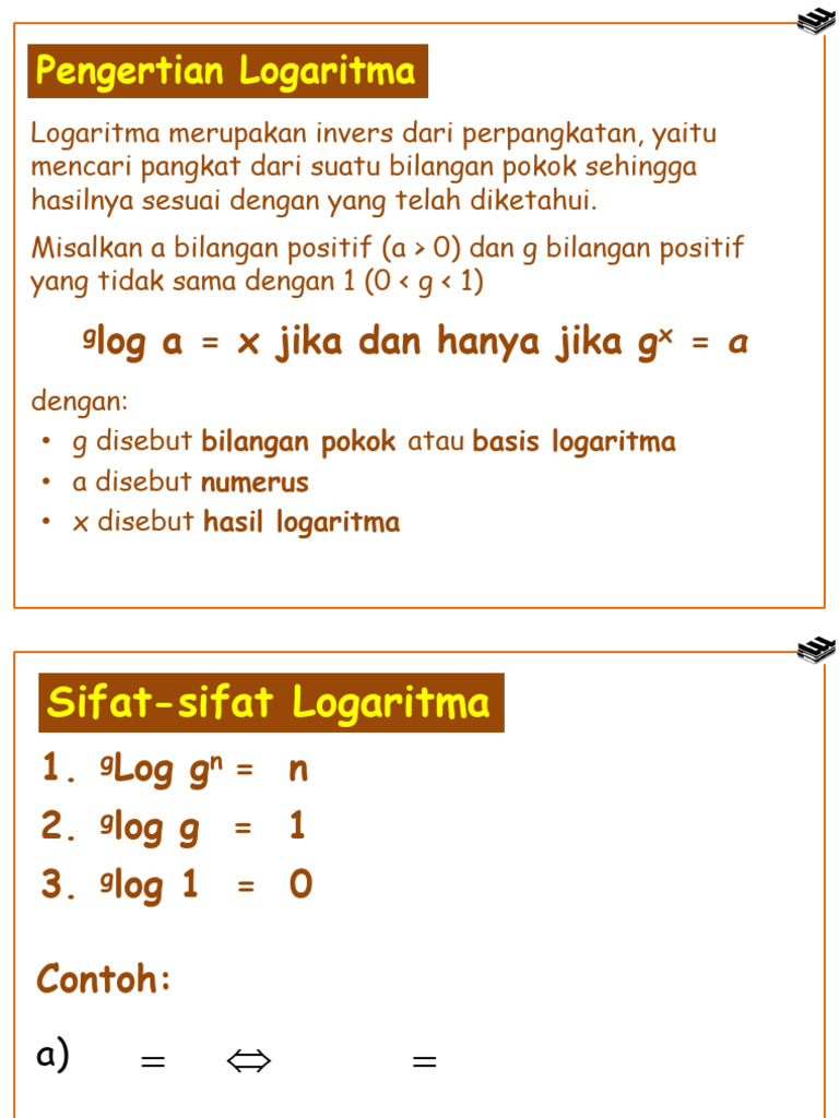 LOGARITMA | PDF
