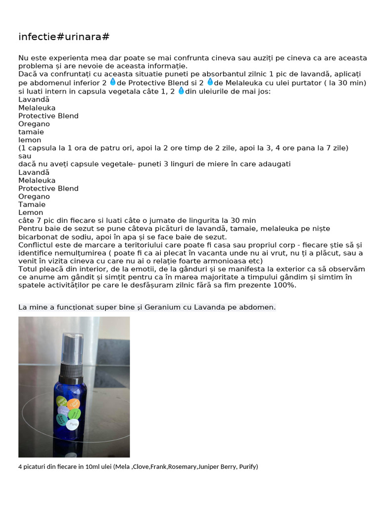 Infectie Urinara | PDF