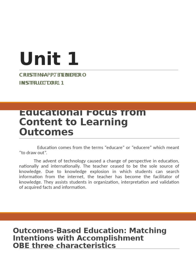 Unit 1 | PDF
