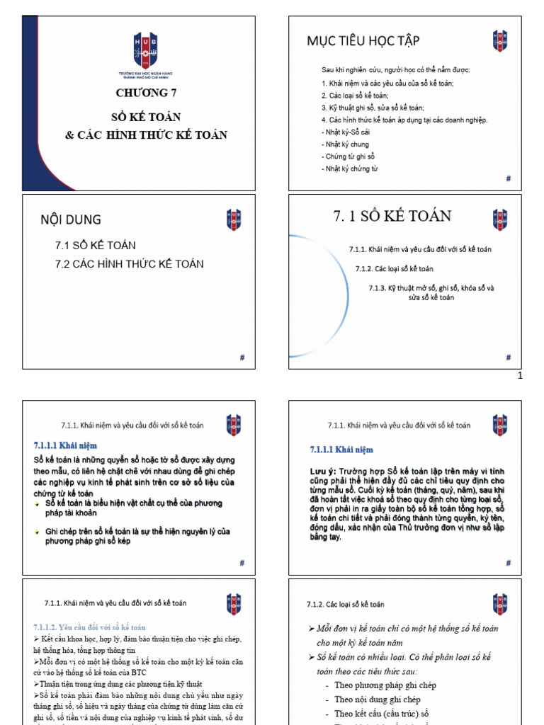 SV NLKT C7 So KT Va Hinh Thuc KT | PDF