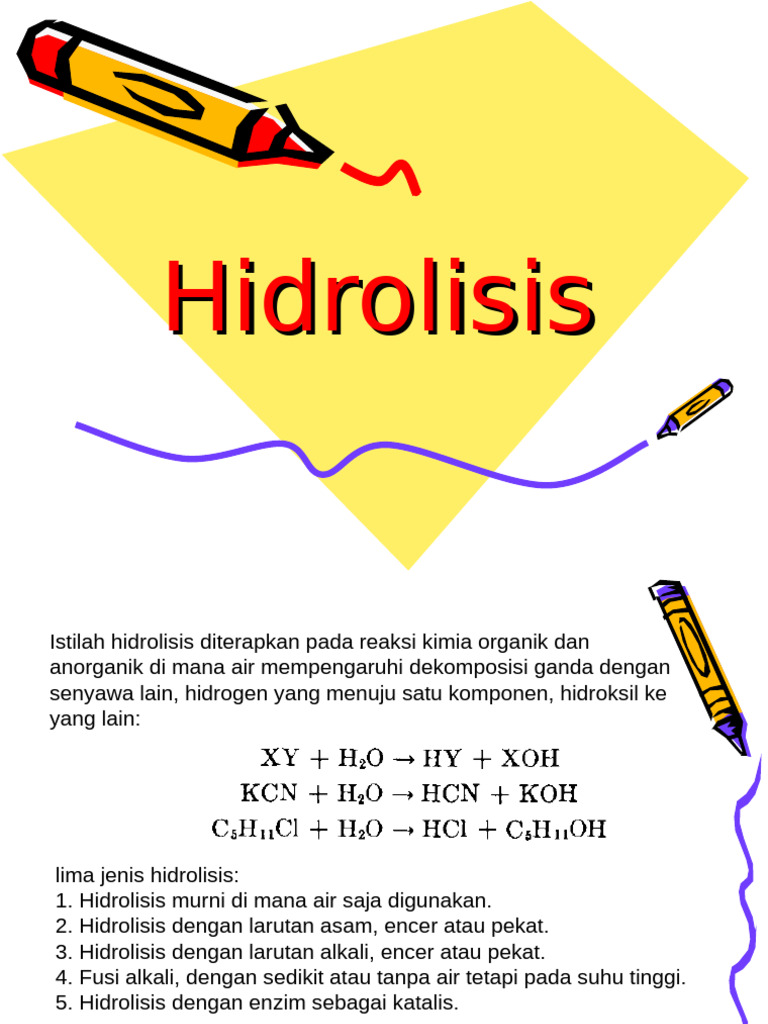 Proses Hidrolisis | PDF