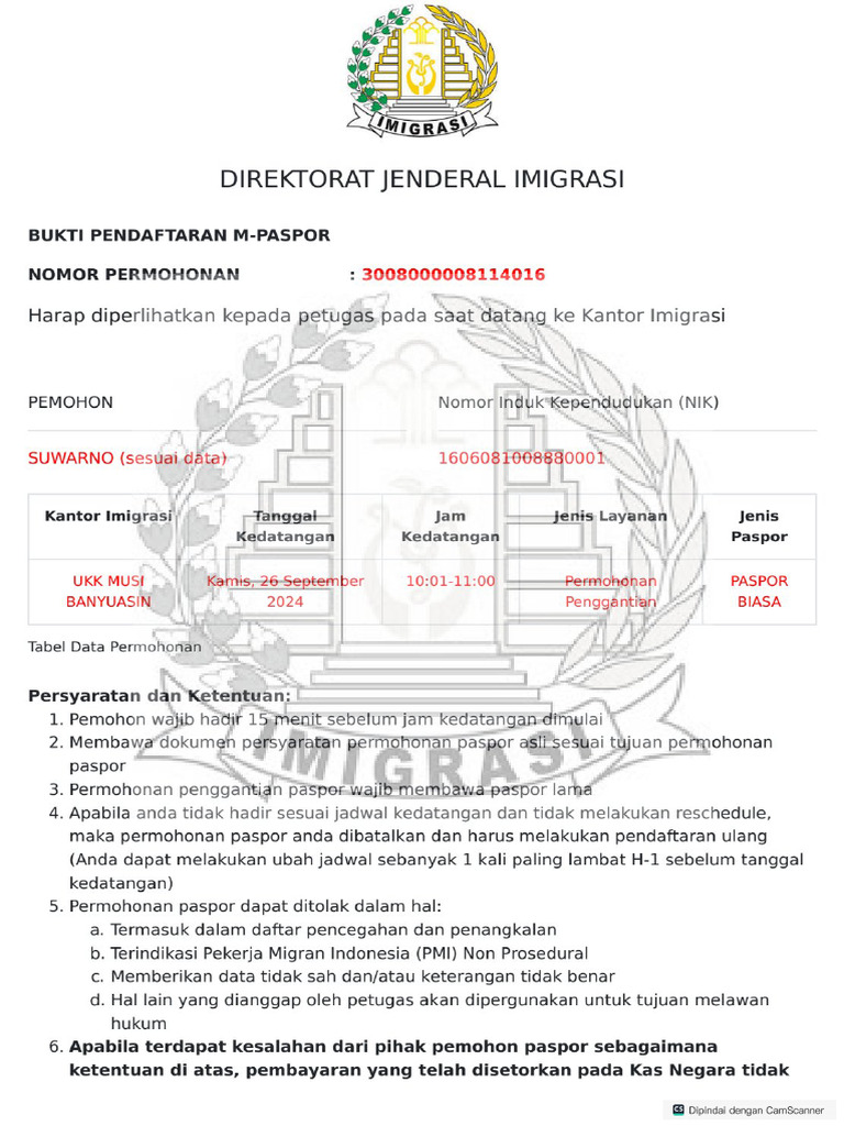 Paspor Suwarno | PDF