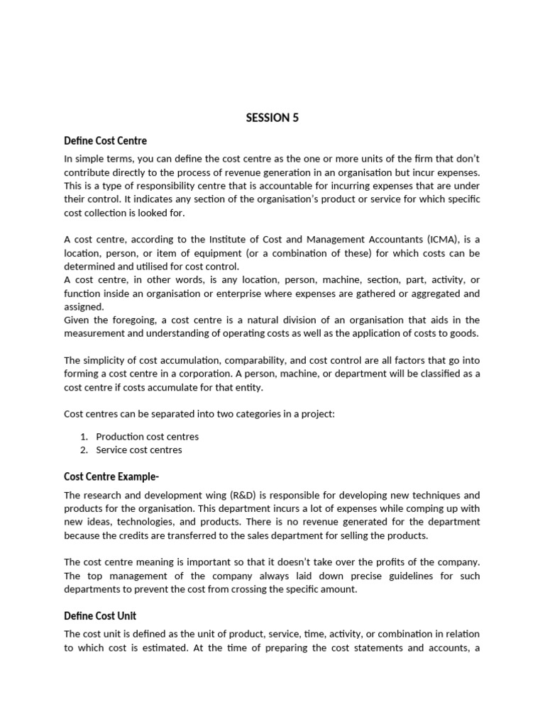 Session 1.5 | PDF | Expense | Business