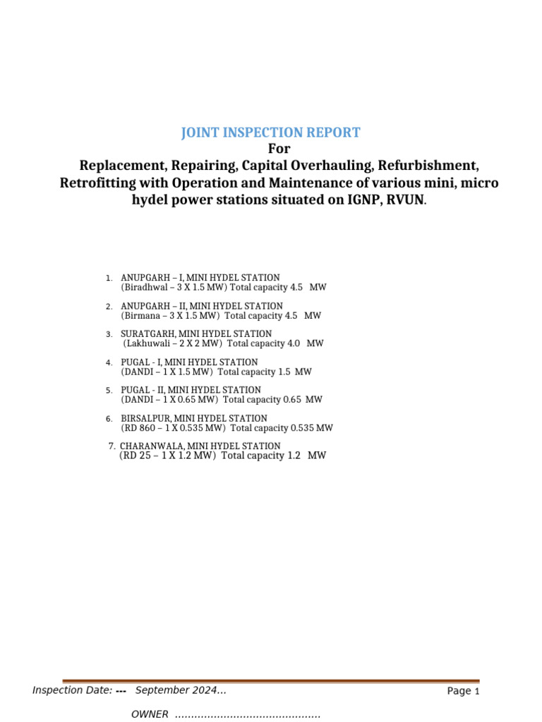 Joint Report | PDF