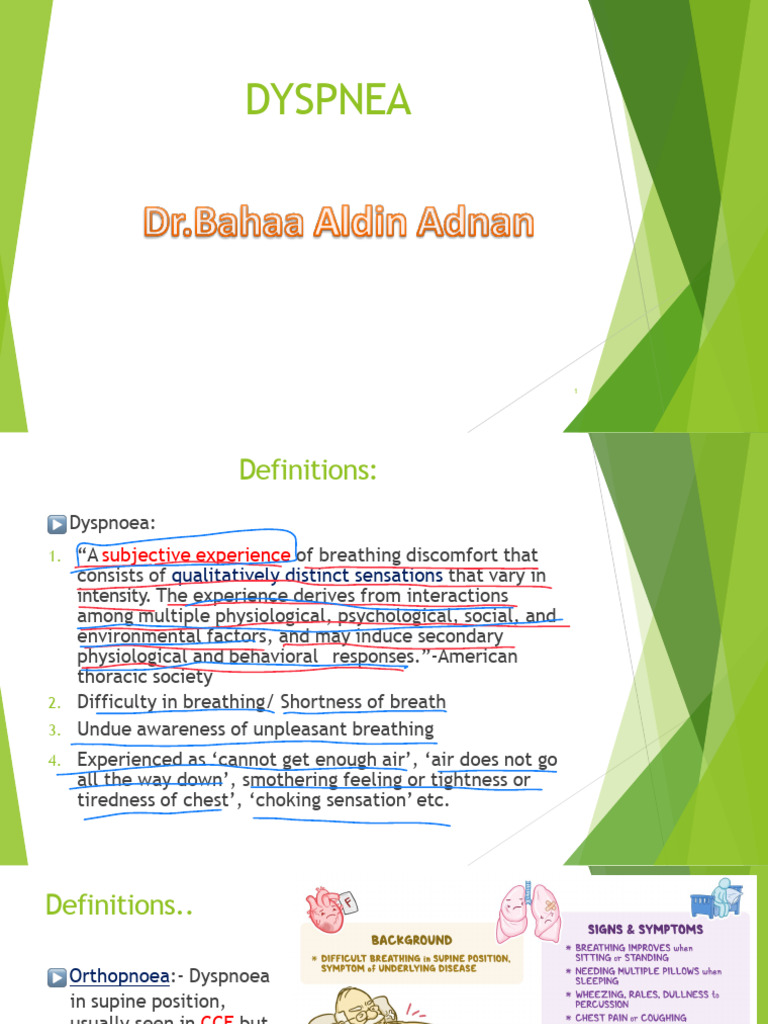Dyspnea Part1 PDF | PDF