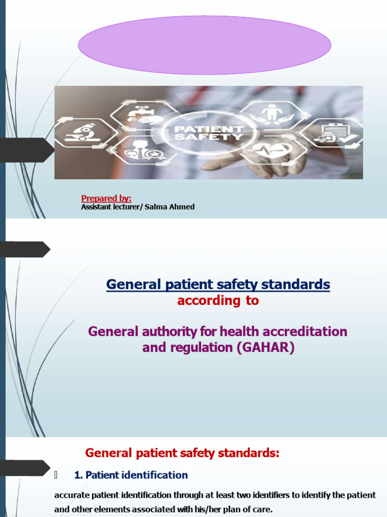 Patient Safety | PDF