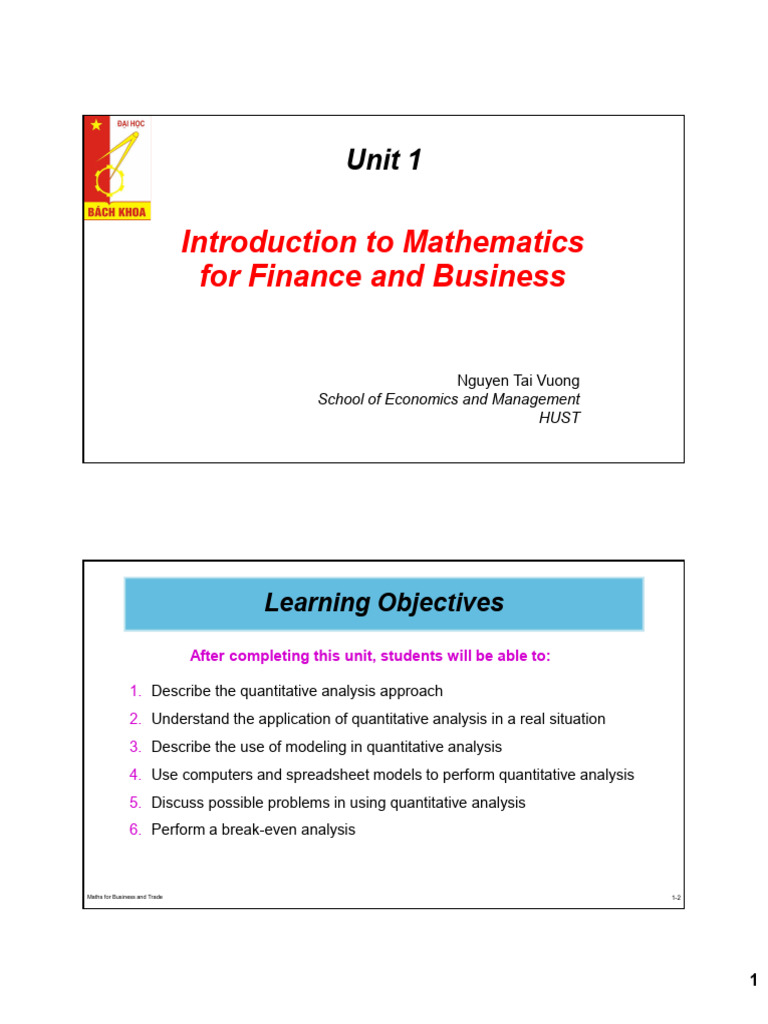 Unit 1 | PDF