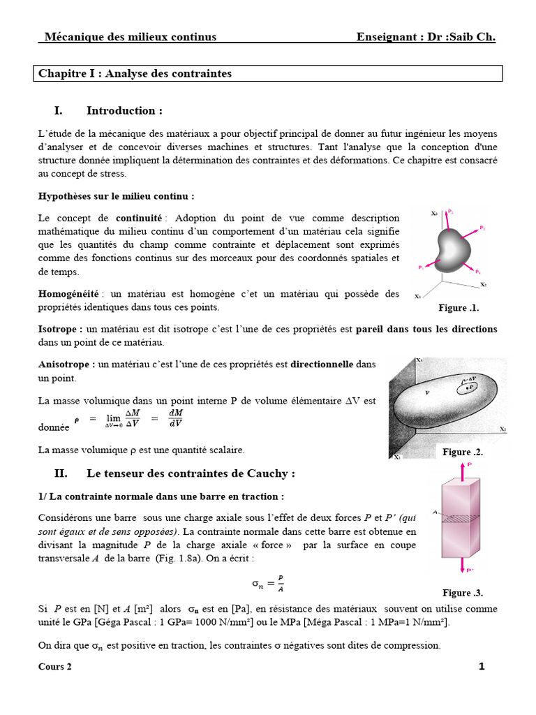 Cours 2 MMC Master 1 FabP | PDF