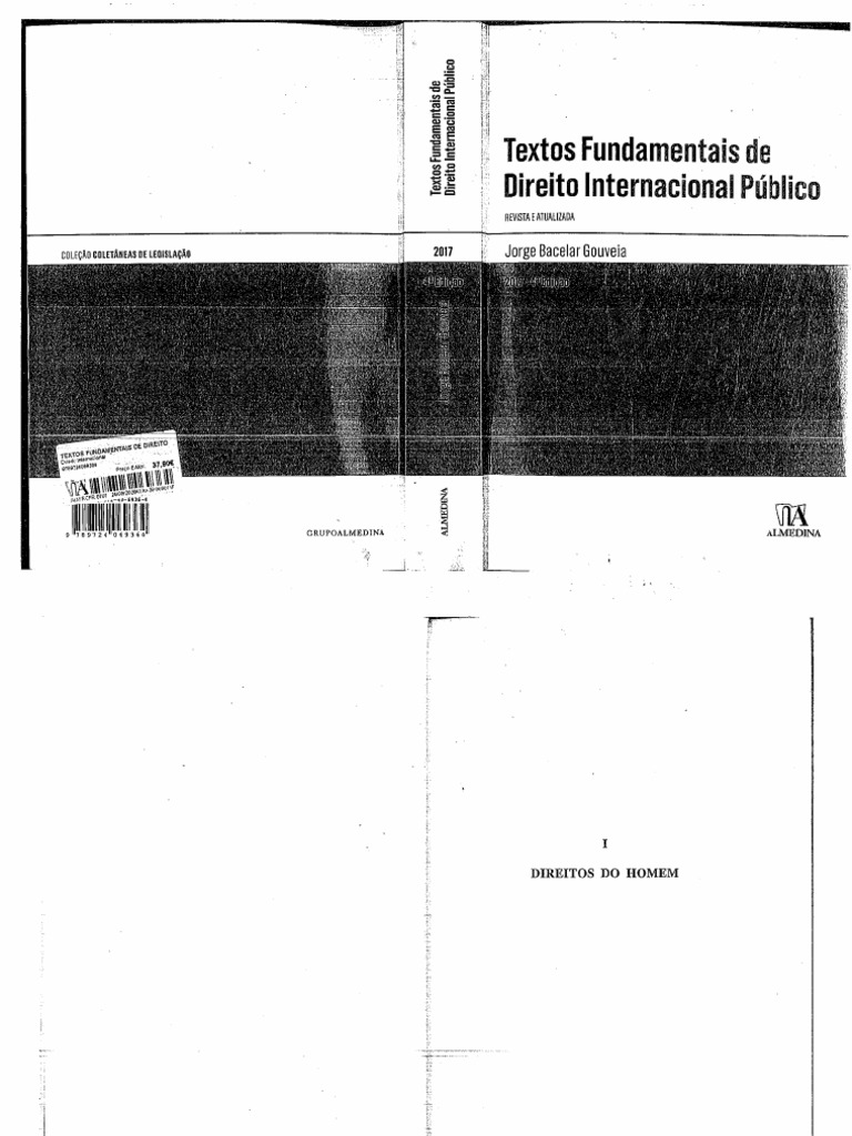 Textos Fundamentais de Direito Internacional Público Removed-Cópia | PDF