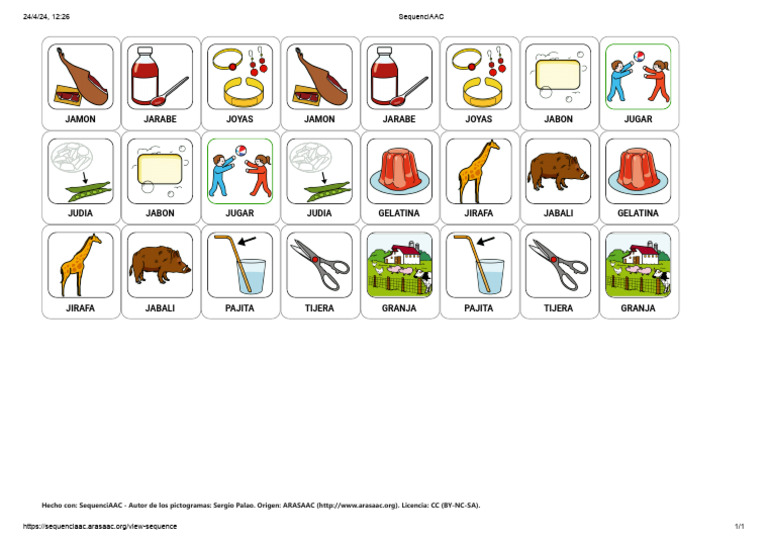 Secuencia Fonema J | PDF