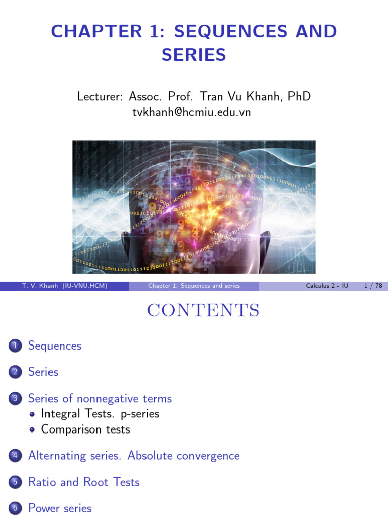 Cal2 Chapter1 Handout 2023 | PDF