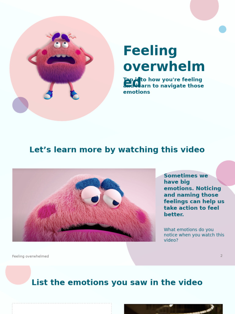 Feeling Overwhelmed | PDF