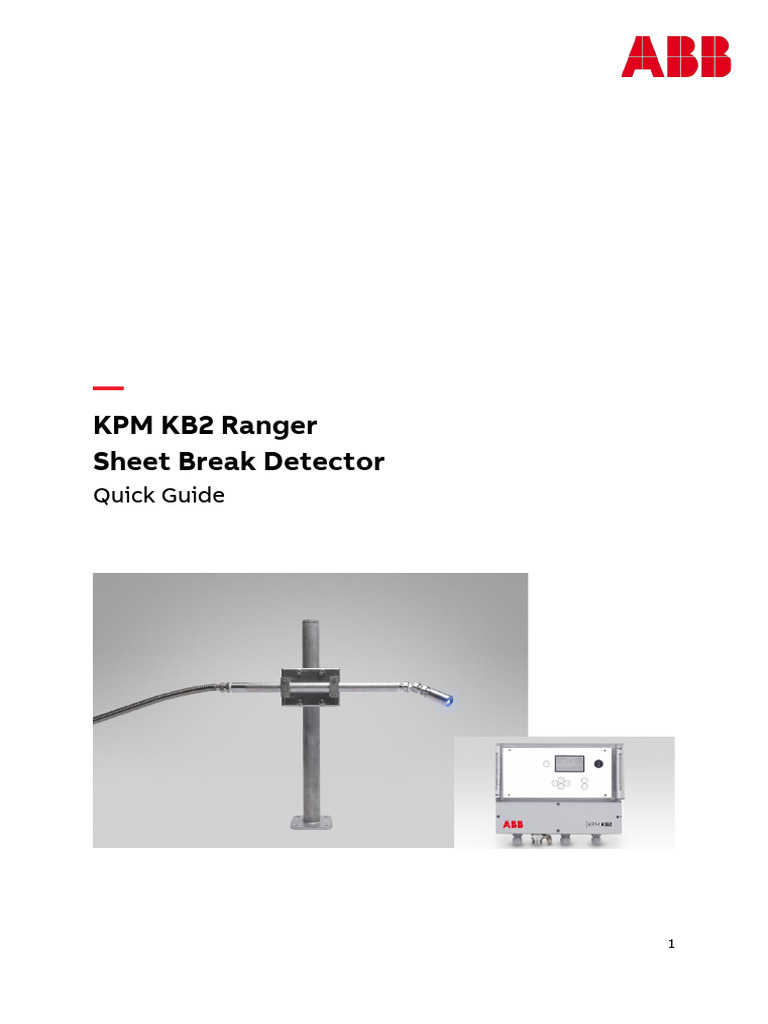 ABB KPM KB2 RANGER Quick Guide & Instruction Manual 1.1 | PDF