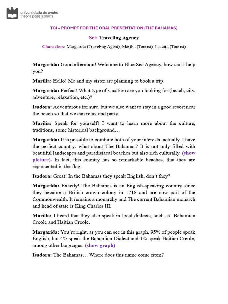 The Bahamas - Prompt | PDF