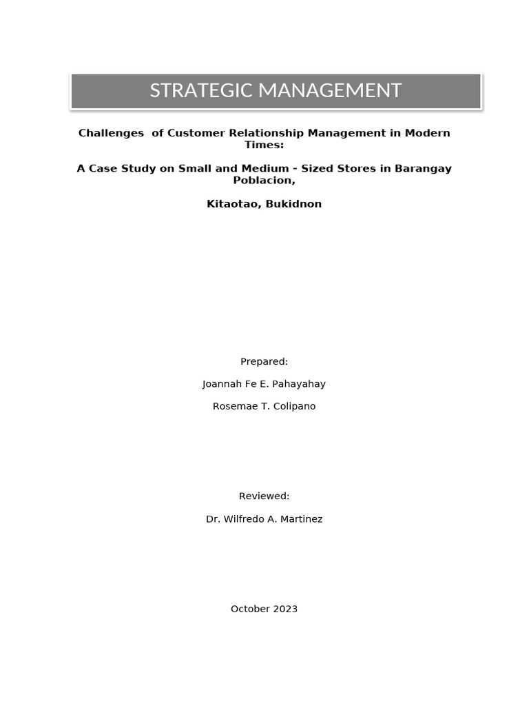 Case Study - Group 2 | PDF