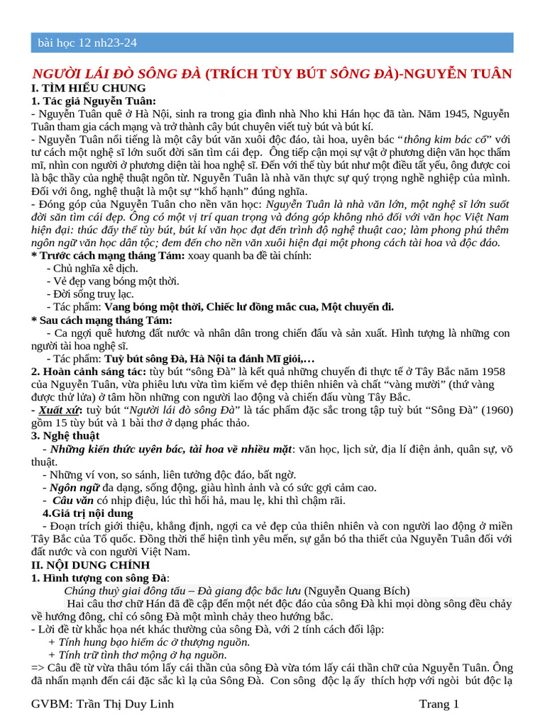 Sông Đà | PDF