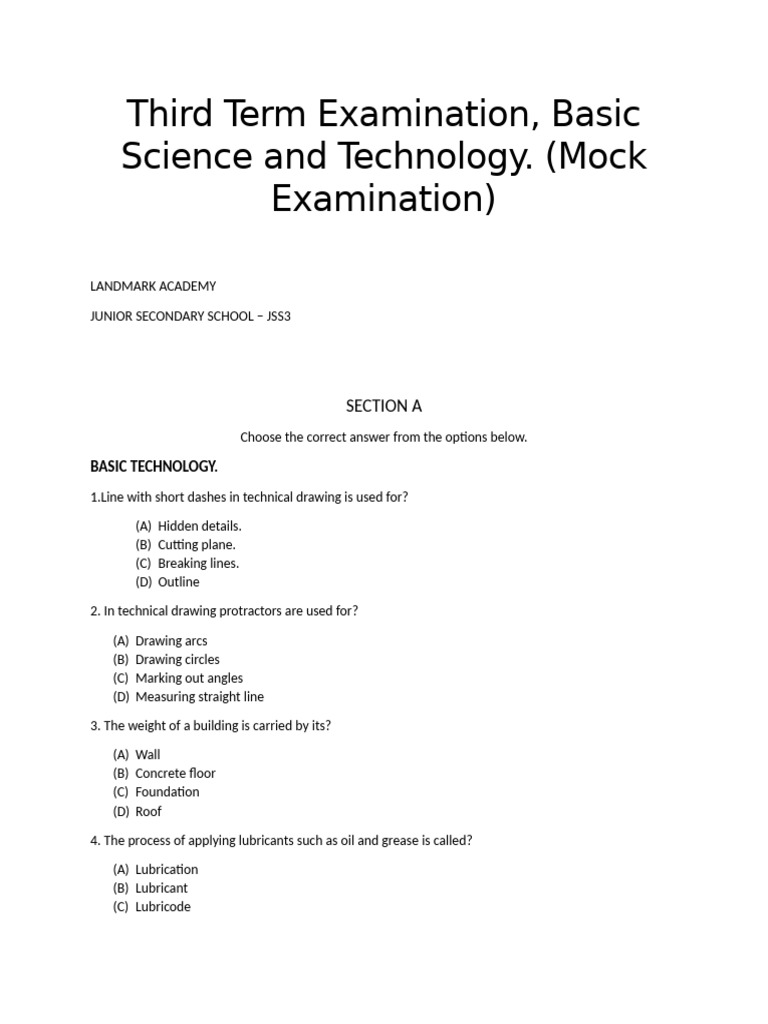 Third Term Examination | PDF | Spreadsheet | Computing