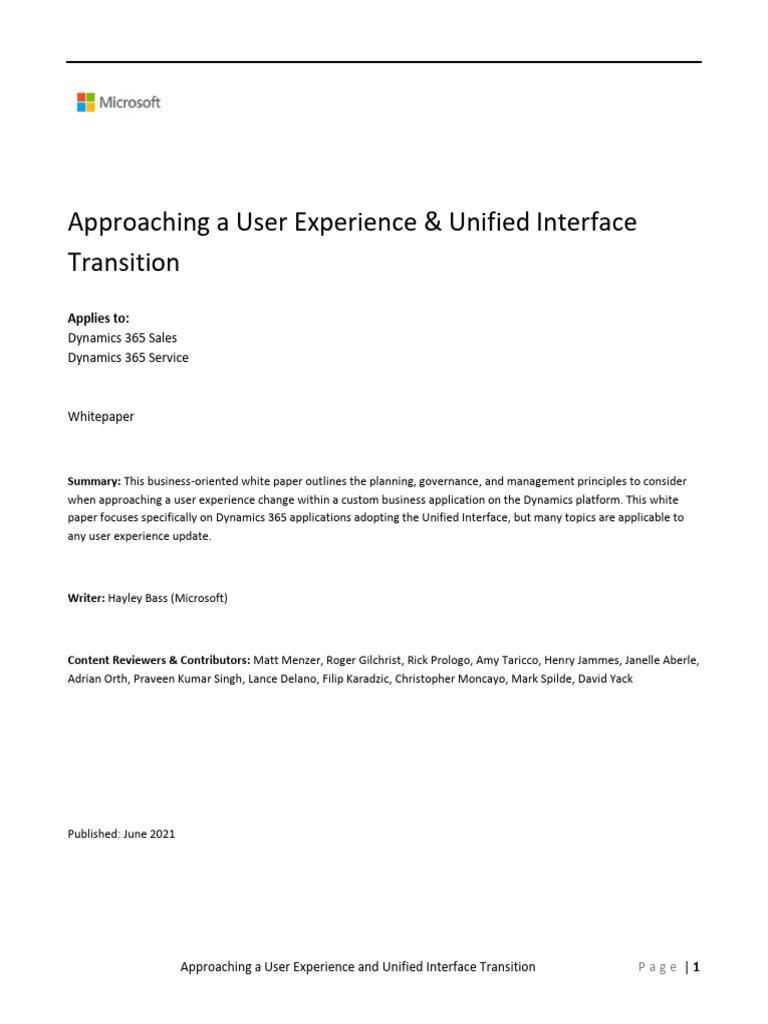 Approaching Unified Interface Transition | PDF | Mobile App ...
