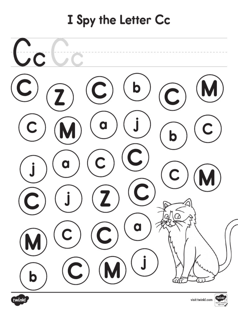 I Spy The Letter C Activity | PDF