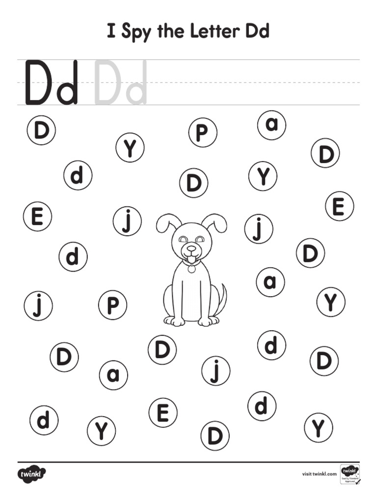 I Spy The Letter D Activity | PDF