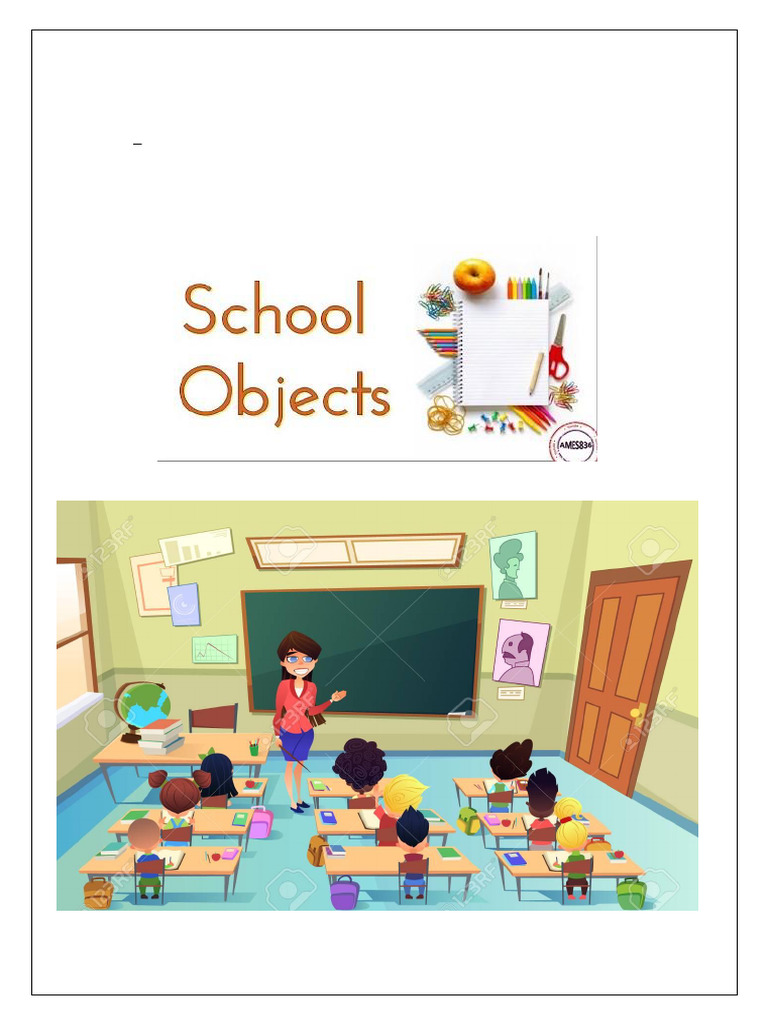 AULA DE INGLÊS 5º Ano 18-09-2020 The Classroom and School Objects | PDF | Language Arts ...