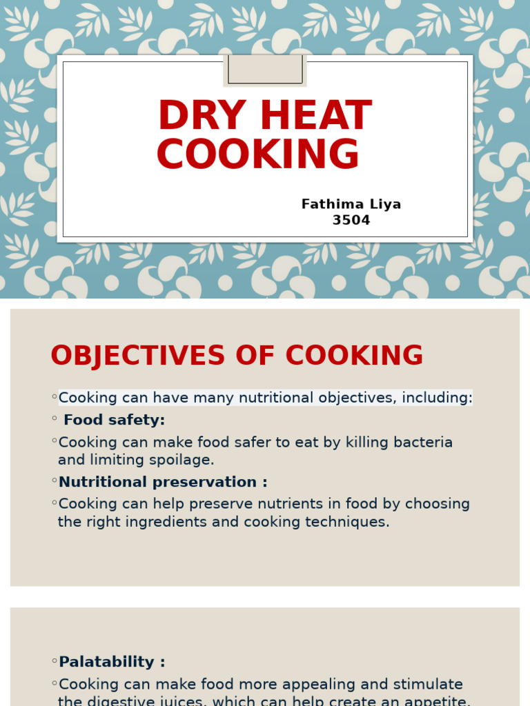 Dry Heat Method | PDF